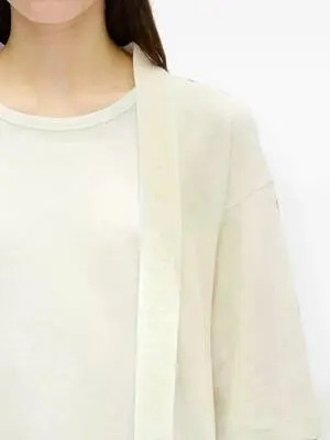 ANN DEMEULEMEESTER Lace-trim Jersey T-shirt
