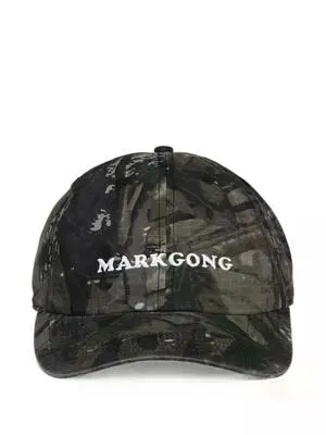 MARKGONG Logo-embroidered Camouflage-print Baseball Cap