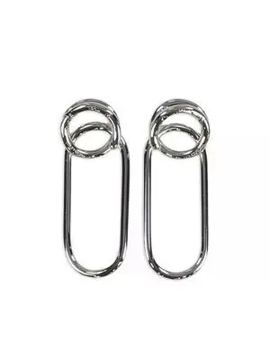 COURREGES Holy Union Earrings - Sil