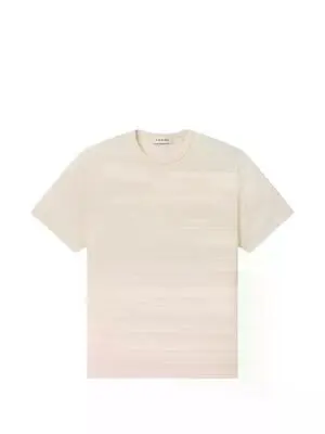 FRAME Jacquard-stripe T-shirt
