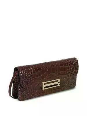 Victoria Beckham Dorian Crocodile-effect Shoulder Bag