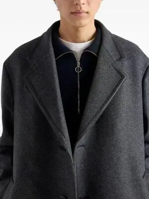 Prada Single-breasted Wool And Cashmere Coat