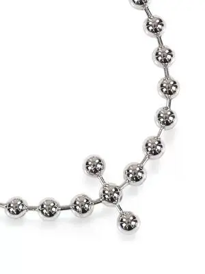 DIESEL® Cross Motif Ball Chain Bracelet