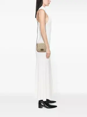 Dior 20th Century Honeycomb Coated Canvas Crossbody Bag - Neutrals