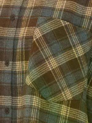 ELE Check-pattern Button-up Shirt