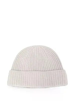 Eleventy Ribbed-knit Beanie Hat