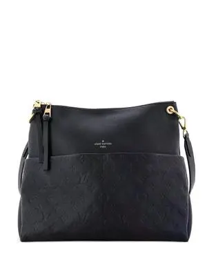 LOUIS VUITTON Monogram Empreinte Leather Hobo Bag - Black