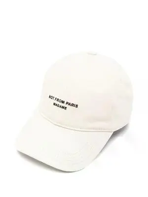 Drole De Monsieur Logo-embroidered Baseball Cap - Neutrals
