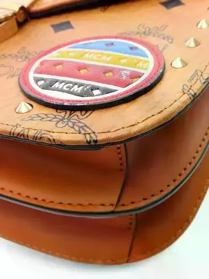 Mcm 2010s Patricia Visetos Shoulder Bag