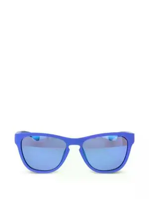 Lacoste Rectangle-frame Matte Sunglasses - Blue