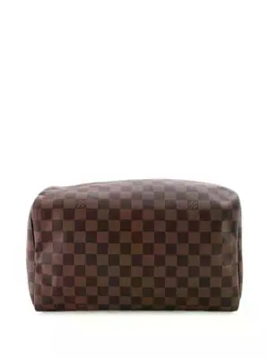 LOUIS VUITTON Speedy Handbag Damier Satchel - Brown