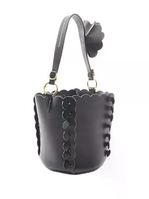 Miu Miu Leather Flower Bucket Bag Satchel