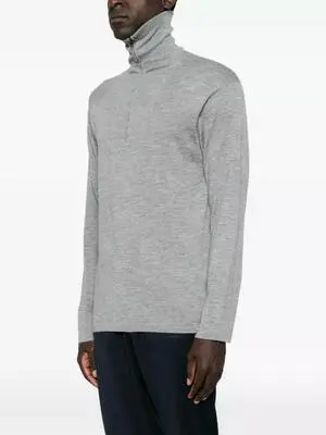 LISA YANG Quarter-zip Long-sleeve Sweater