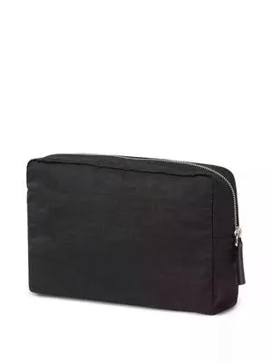 Fendi Ff Zucca Fabric Toiletry Case - Black