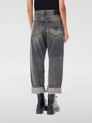 R13 Cross-over Straight Leg Jeans