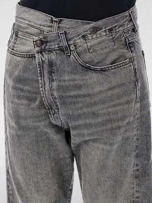 R13 Cross-over Straight Leg Jeans