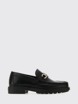 FERRAGAMO Gancini Leather Loafers