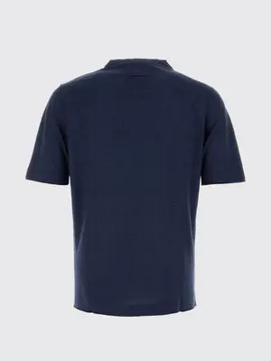 PALTO' Linen And Cotton T-shirt - Blue