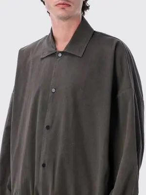 Fear Of God Oversized Cotton Shirt Jacket With Logo
