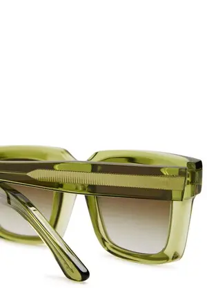 CUTLER & GROSS 1386 Square-frame Sunglasses