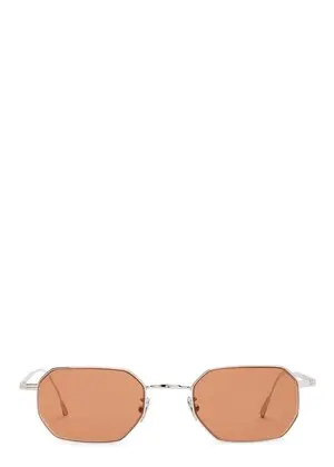 CUTLER & GROSS Cutler And Gross 0005 Hexagonal-frame Sunglasses - Silver