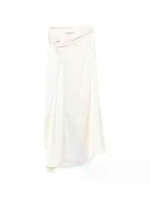 RÓHE Twist-detail Wrap Asymmetric Skirt