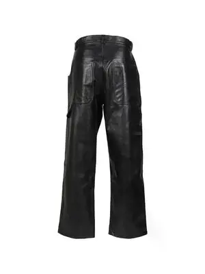 Vetements Leather Trousers