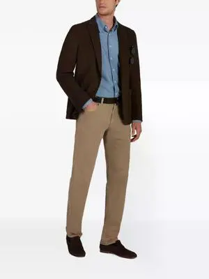 SLOWEAR Incotex Blue Division Straight-leg Trousers