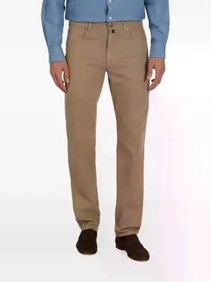 SLOWEAR Incotex Blue Division Straight-leg Trousers