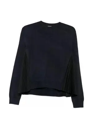 NUDE Pleated-panel Pullover
