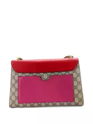 Gucci Padlock Gg Coated Canvas And Leather Medium Shoulder Bag