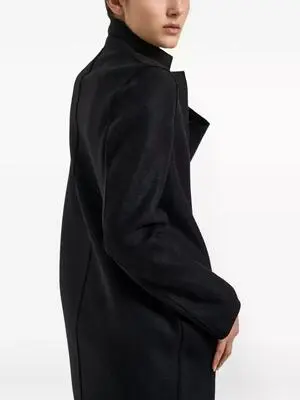 Harris Wharf London Stand-collar Press-stud Coat