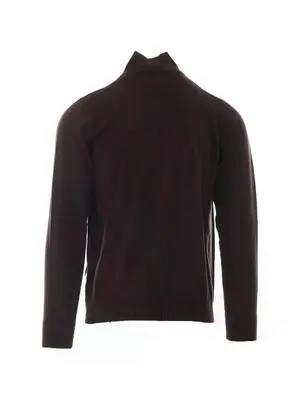 Alpha Studio Zip-up High-neck Cardigan