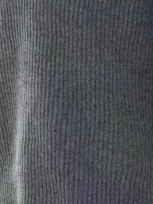 Alpha Studio Ribbed-knit Crew-neck Sweater