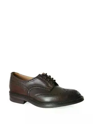 TRICKER'S Leather Derby Shoes - Brown