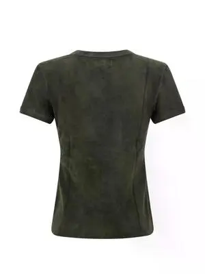 Stouls Suede-finish T-shirt