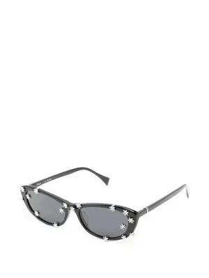 YVMIN Flower-embellished Cat-eye Sunglasses