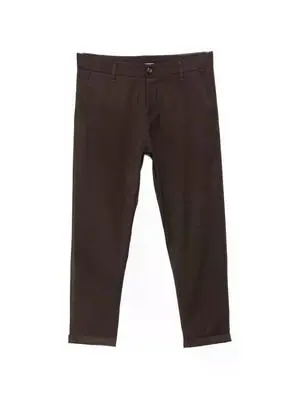 Imperial Button-fastening Trousers - Brown