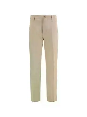 LARDINI Flap-pocket Trousers - Neutrals