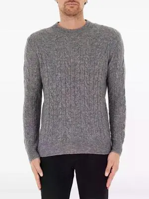 BALLANTYNE Ribbed-knit Jumper - Grey