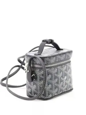 Goyard Muse Vanity Case Coated Canvas Nano Satchel - Grey