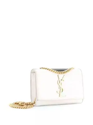 Saint Laurent Classic Monogram Grainy Leather Small Crossbody Bag