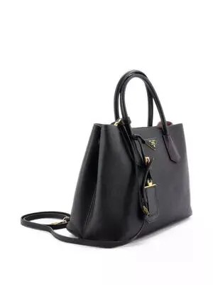 Prada Cuir Double Saffiano Leather Medium Tote Bag