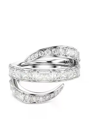 SWAROVSKI Vienna Crystal-embellished Wrap Ring - Silver