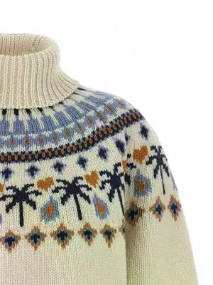 Alanui Sweet Winter Jacquard Fair Isle Sweater