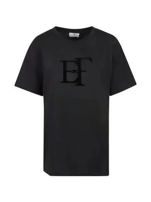 Elisabetta Franchi Logo-embellishment T-shirt