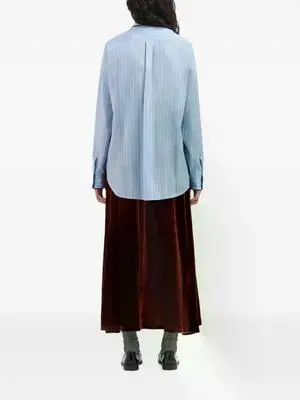 PIERRE-LOUIS MASCIA Silk Pinstripe Shirt