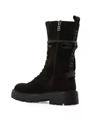 Bogner Riga Suede Combat Boots
