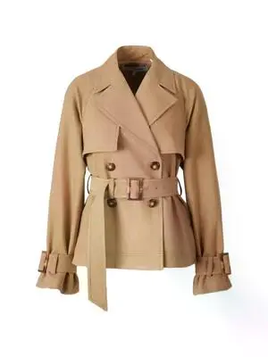 Veronica Beard Lazaro Double-breasted Belted Jacket