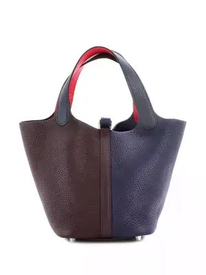 Hermès Casaque Picotin Lock Bag Clemence Pm Bucket Bag